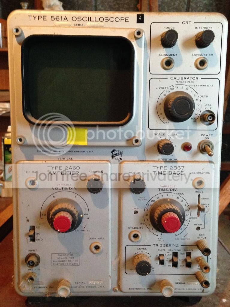 Attic Finds & Restoration: HP 427A, HP 3300A, Tektronix 561A - Page 1
